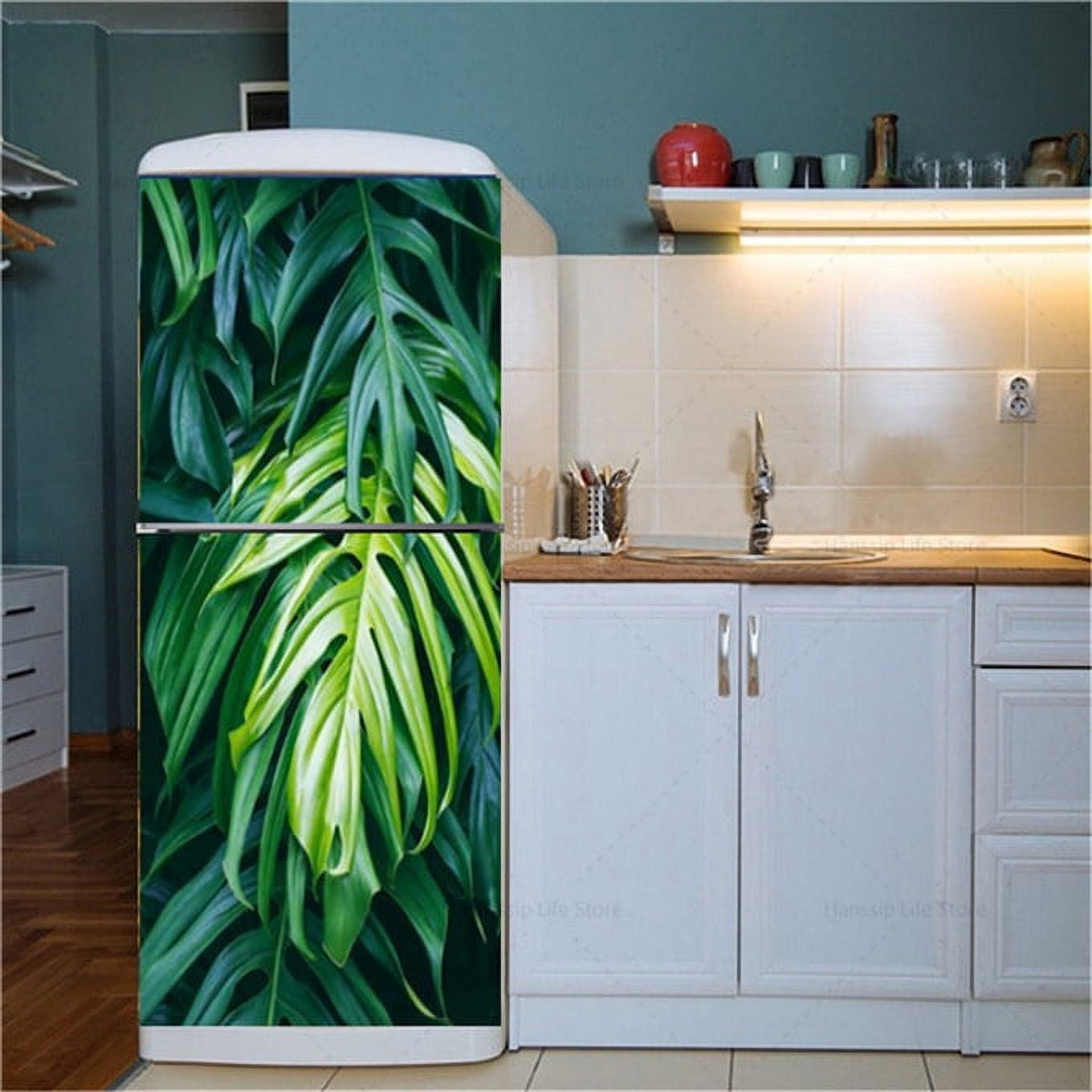 INS Style Plants Fridge Stickers Home Room rations Self Adhesive PVC ...
