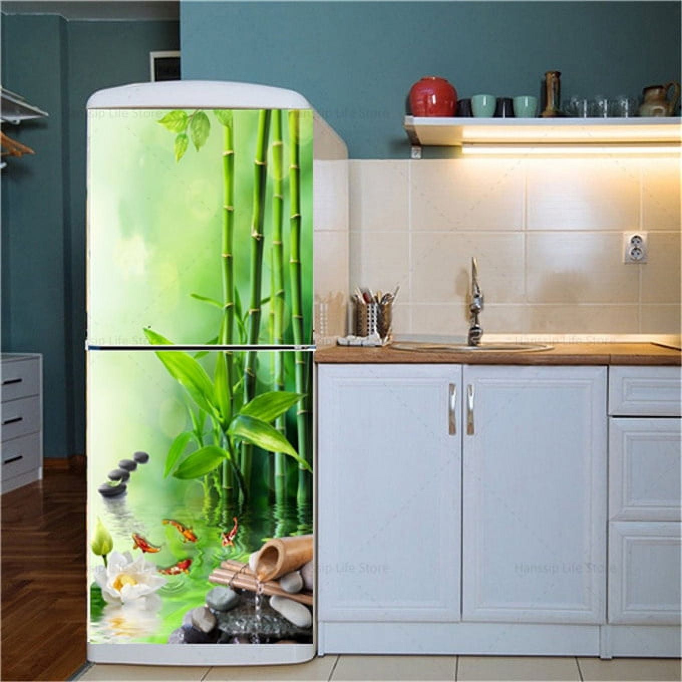 INS Style Plants Fridge Stickers Home Room rations Self Adhesive PVC ...