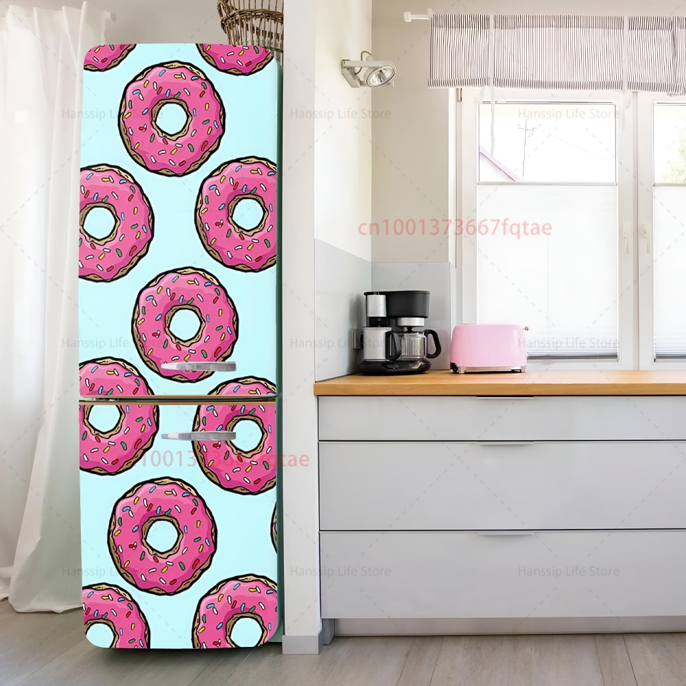 INS Style Tiling Star Printed Fridge Door Sticker Kitchen Renovation ...