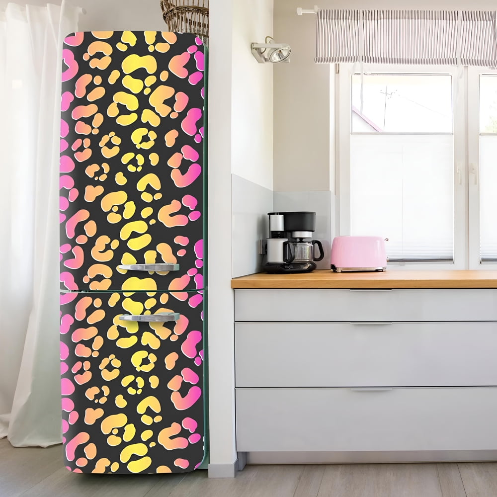 INS Style Tiling Star Printed Fridge Door Sticker Kitchen Renovation ...