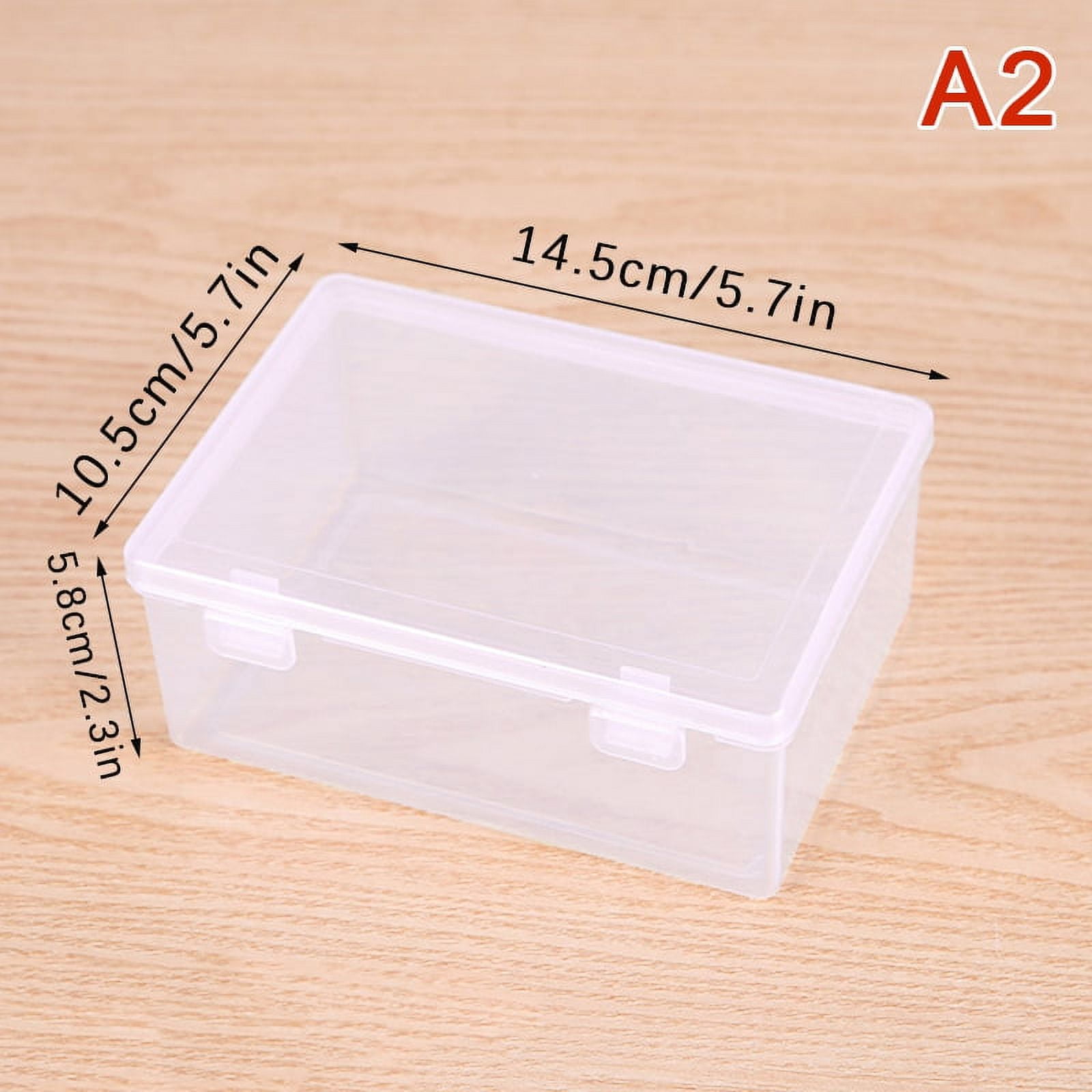 INS Transparent Plastic Storage Box Photocards Holder Desk Storage ...