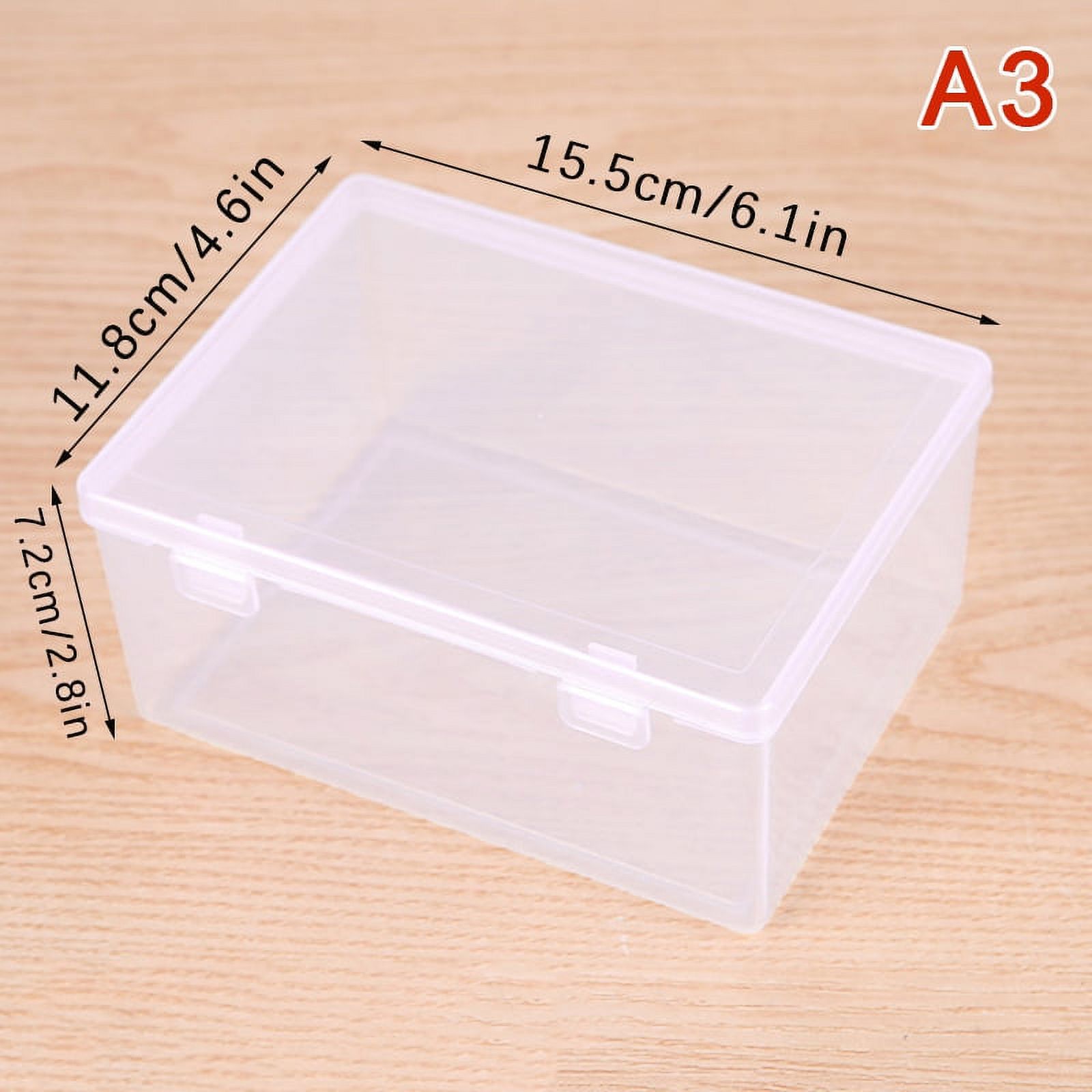 INS Transparent Plastic Storage Box Photocards Holder Desk Storage ...