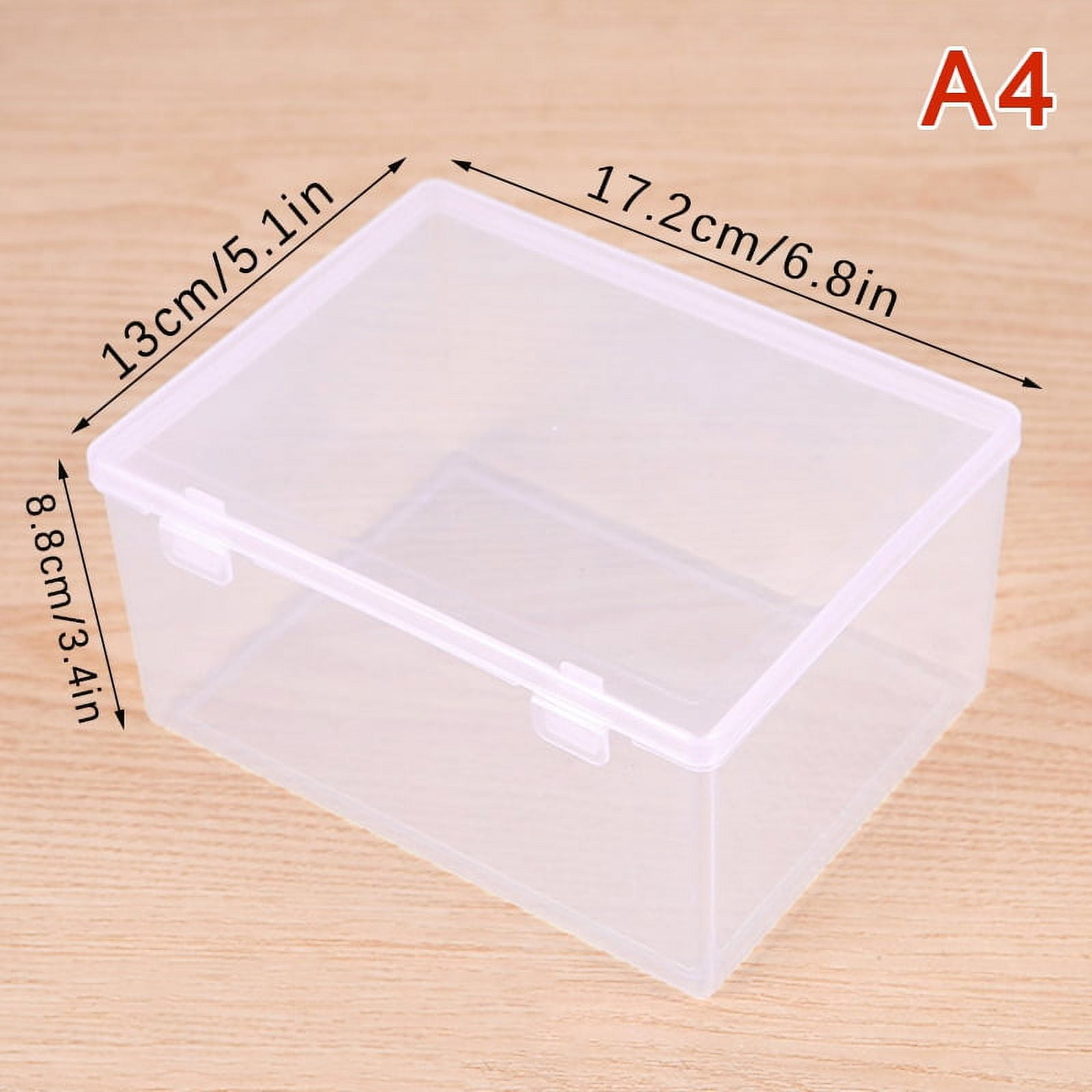 INS Transparent Plastic Storage Box Photocards Holder Desk Storage ...