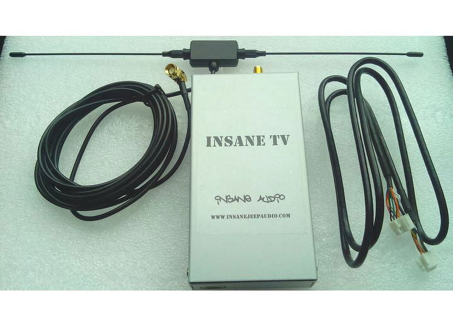 INSANE JEEP AUDIO INSANETV ATSC DIGITAL TELEVISION TUNER WITH ANTENNA ...