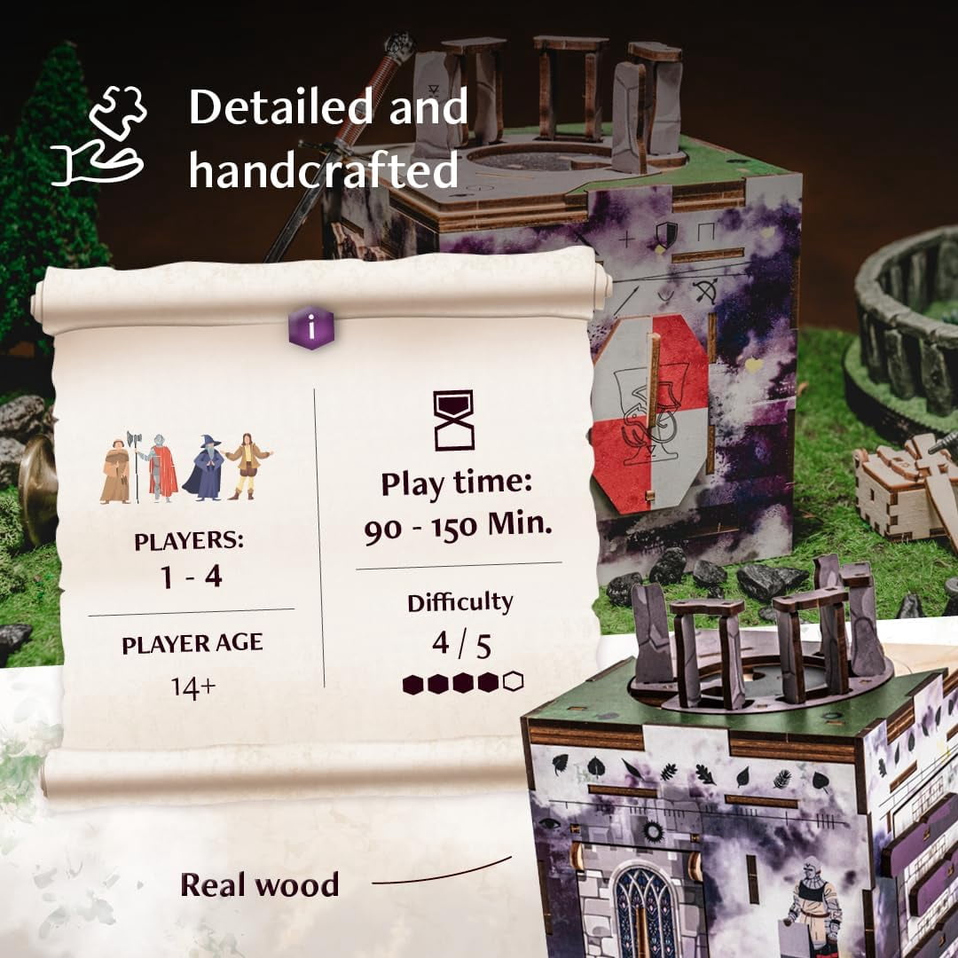 INSCAPE Cluebox Stonehenge´s Legacy - Puzzle Box - Interactive Wooden ...