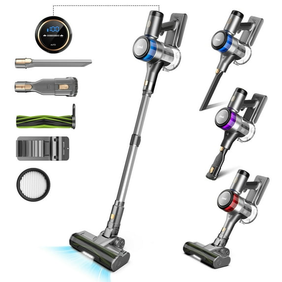 INSE S9 Rechargeable 400W Cordless Stick Vacuum Cleaner with 30Kpa ...