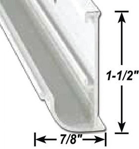 AP Products Polar White 8 Foot Gutter Rail - Drip Rail Insert - Walmart.com