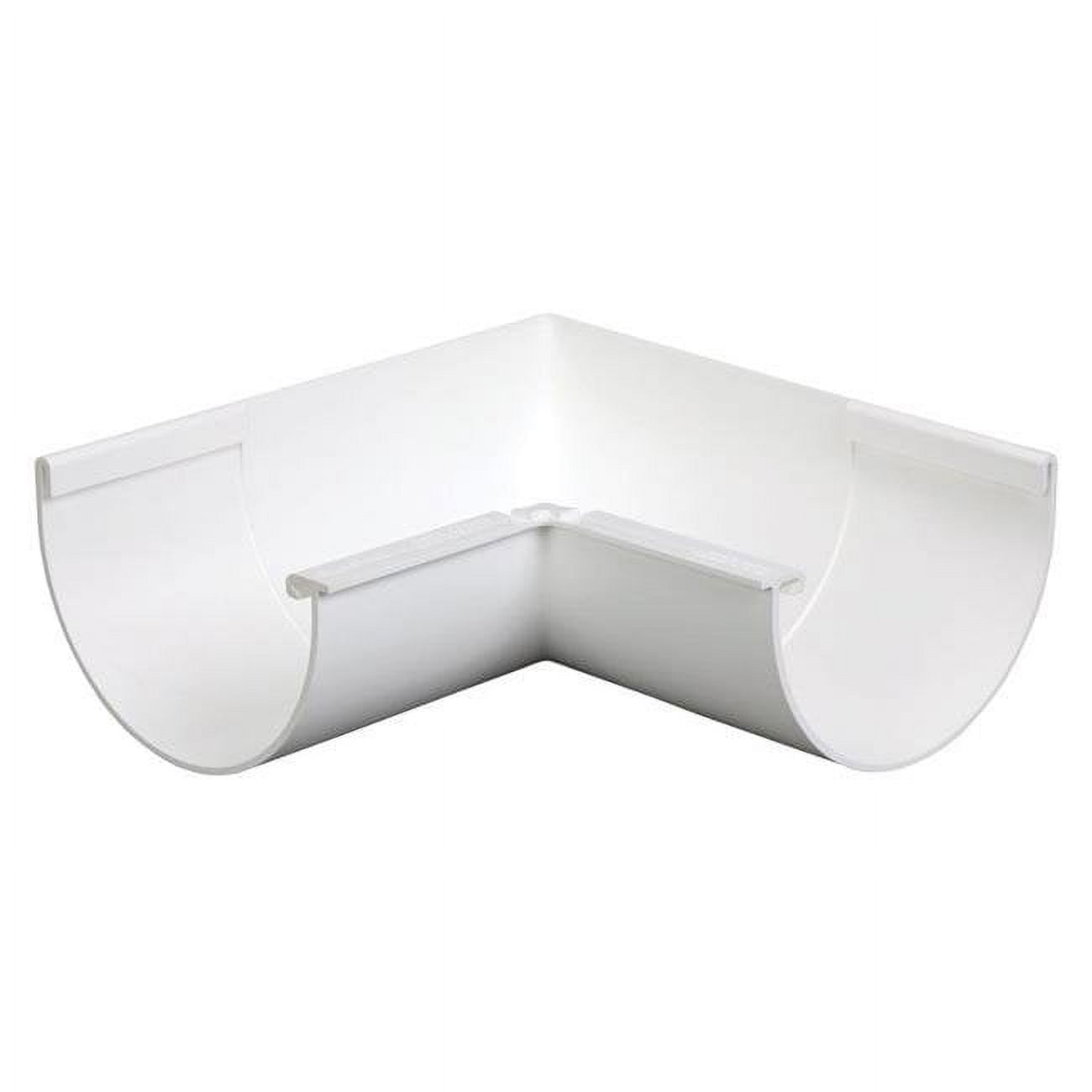 Plastmo Classic 4 in. W White Vinyl Half Round Inside Corner - Walmart.com