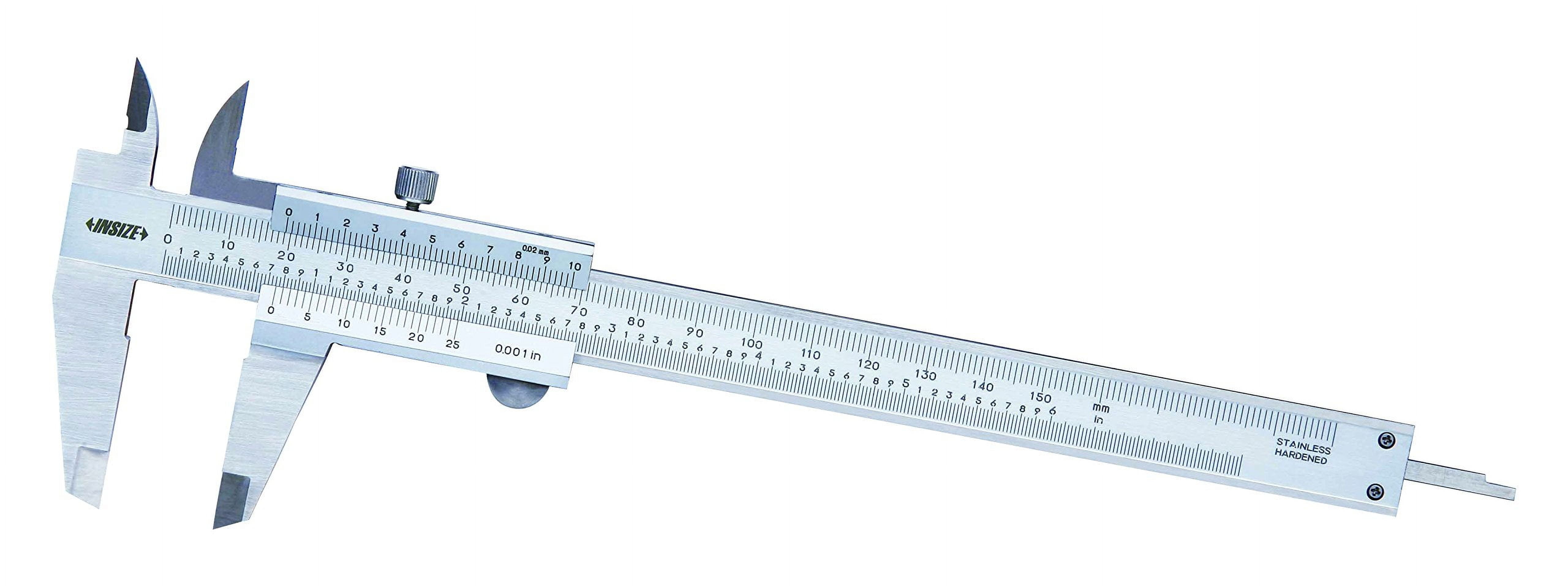 INSIZE 1205-1502E Vernier Caliper, 0.001" Graduation, 0" - 6" C40 ...