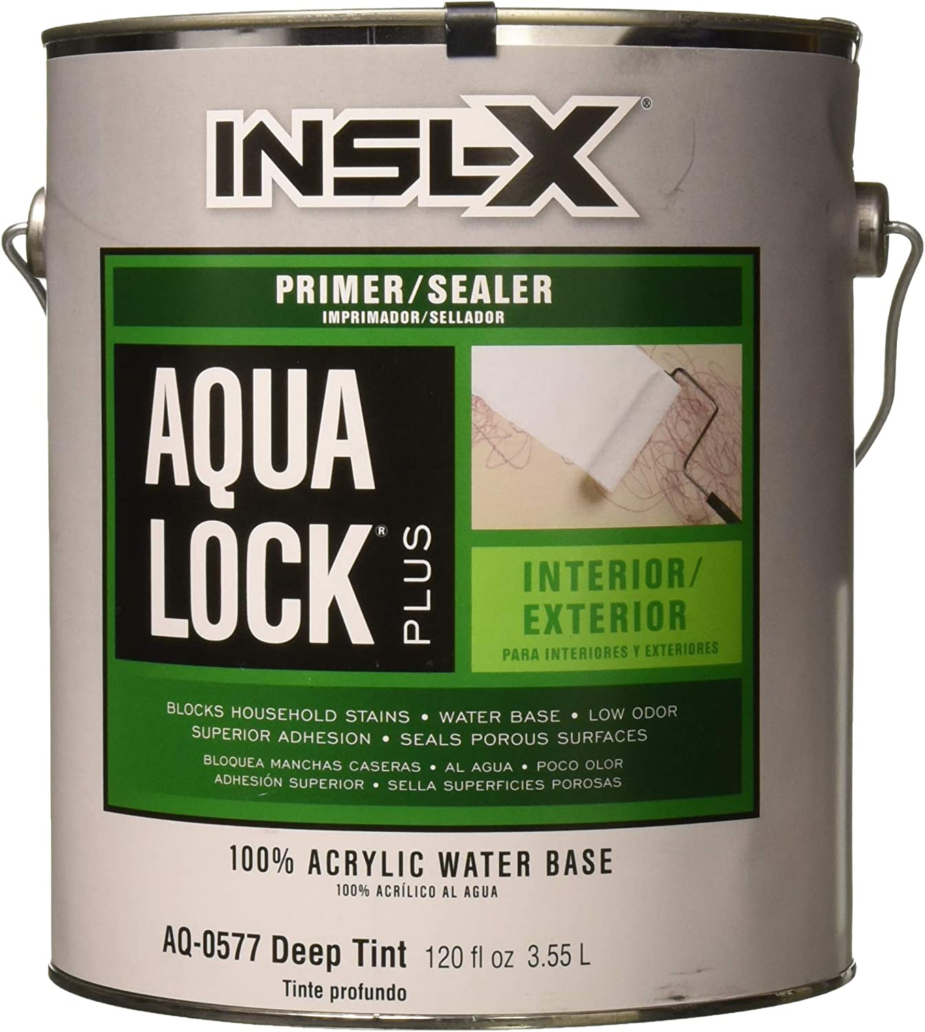 INSL-X Aqua Lock Plus 1 Gal. Deep Tint Acrylic Interior/Exterior Primer ...