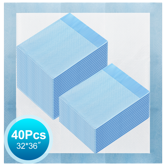 INSMART Disposable Underpads 32'' X 36'' , 40 Count Disposable ...