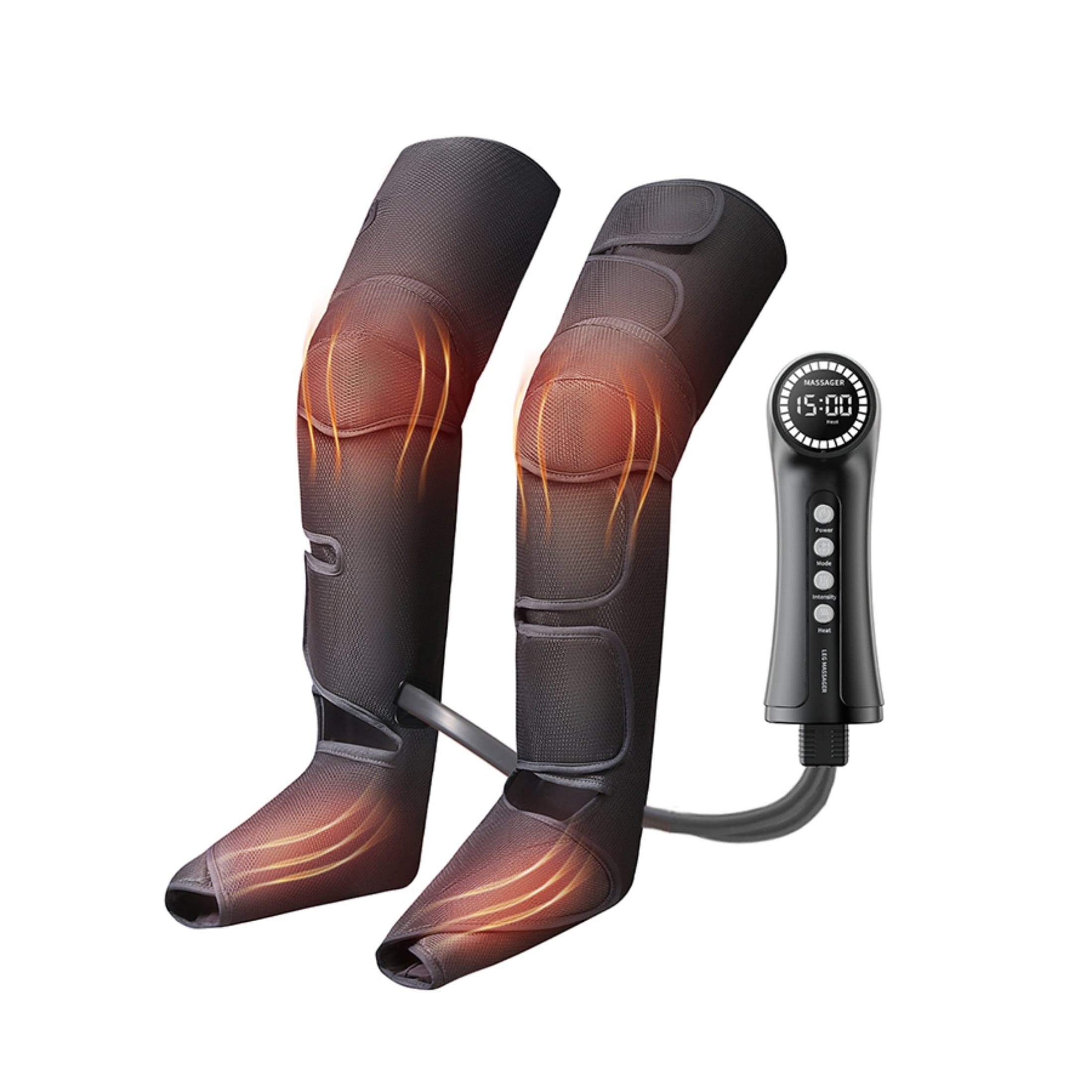 INSMART Leg Massager with Heat and Compression, Foot Calf & Thigh ...