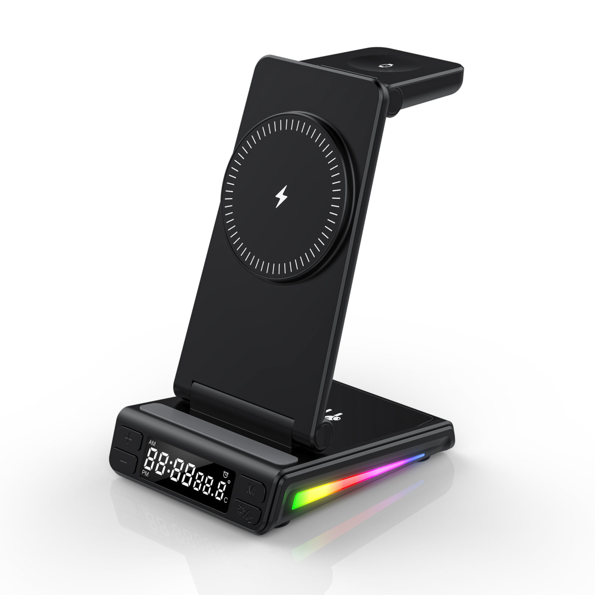 INSMART Wireless Charging Station for iPhone,5 in 1 Foldable Magnetic ...