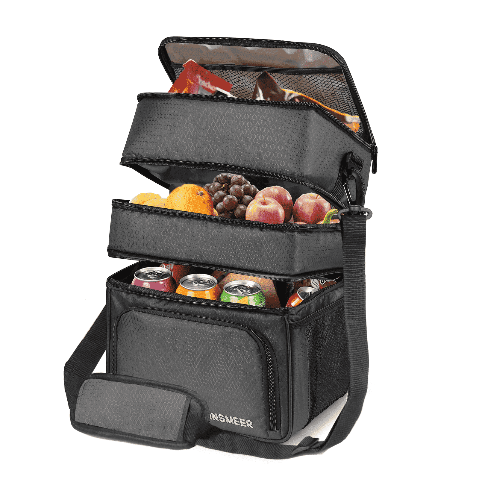INSMEER Insulated 21 Qt Lunch Bag for Men, Leakproof with 3 ...
