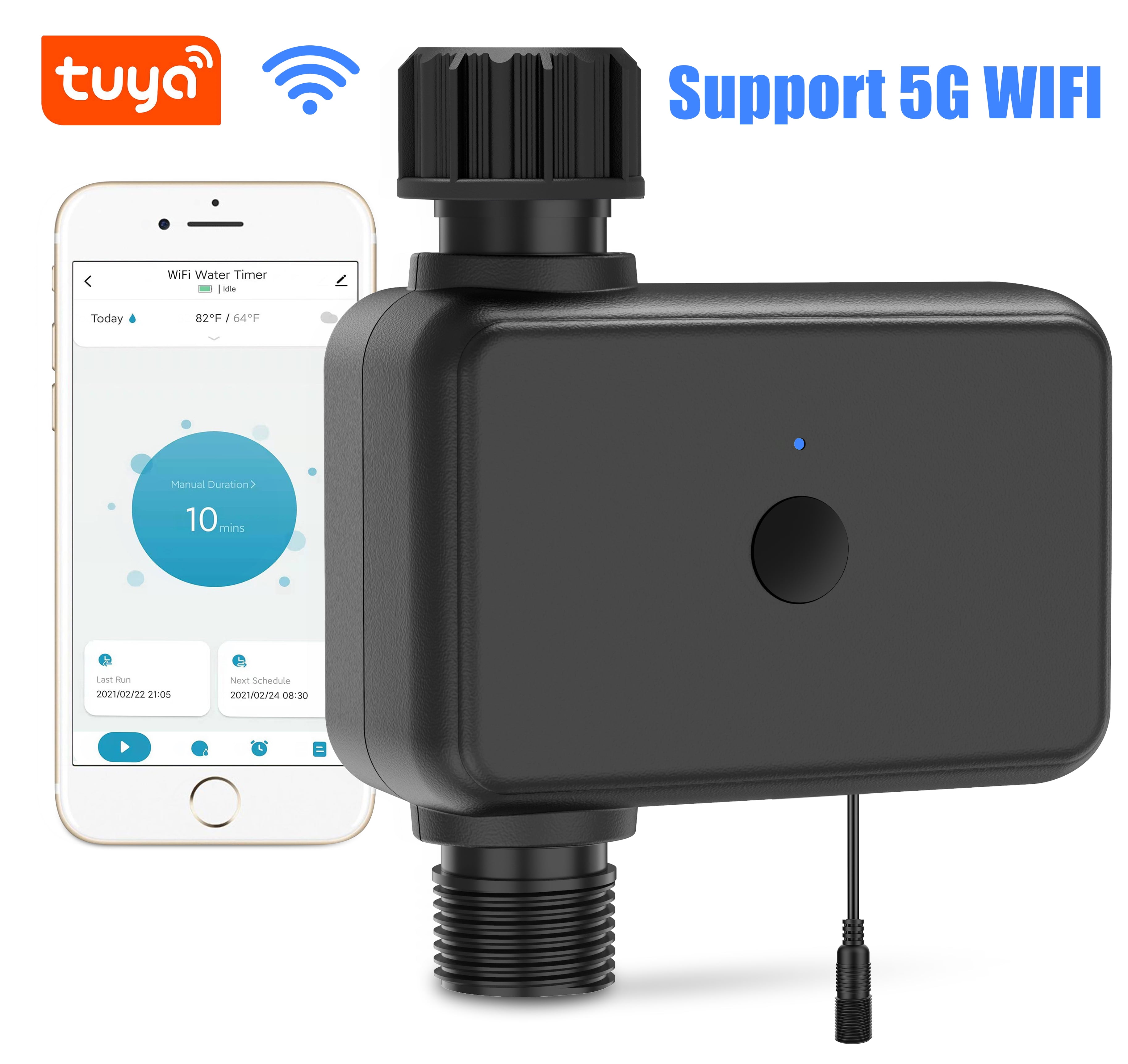 INSOMA Smart WiFi Watering Timer, with APP/Remote Control, Voice Alexa ...