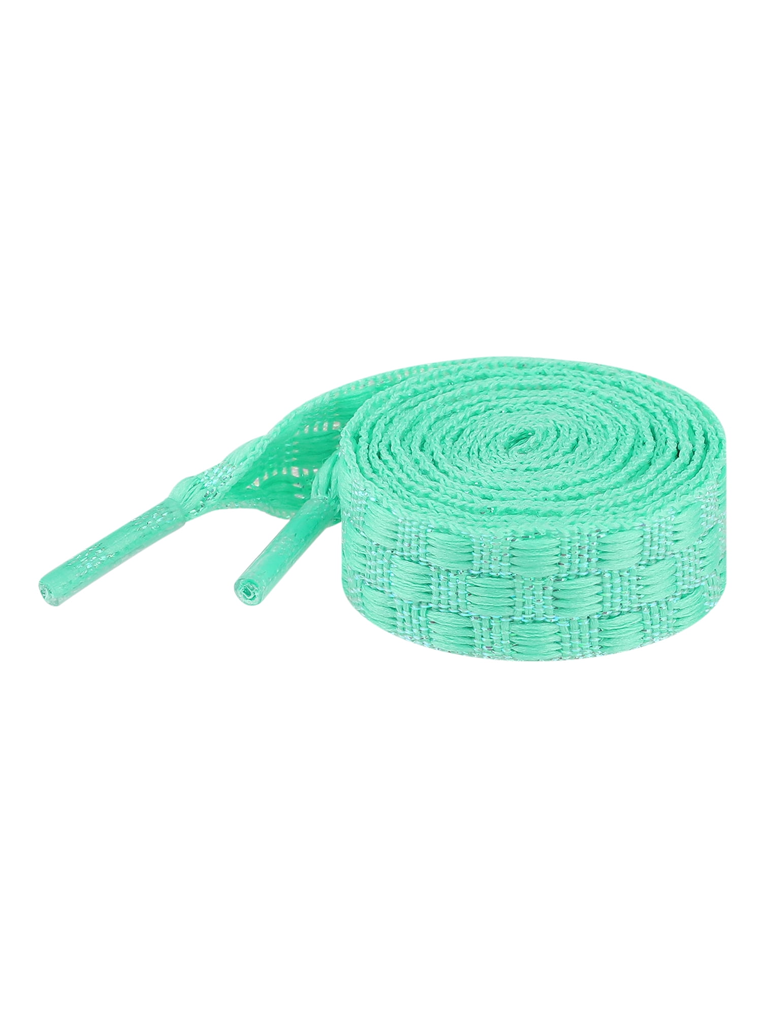 INSPIRE CHIC 1 Pair Flat Checkered Shoe Laces, Colorful Metal Wire ...