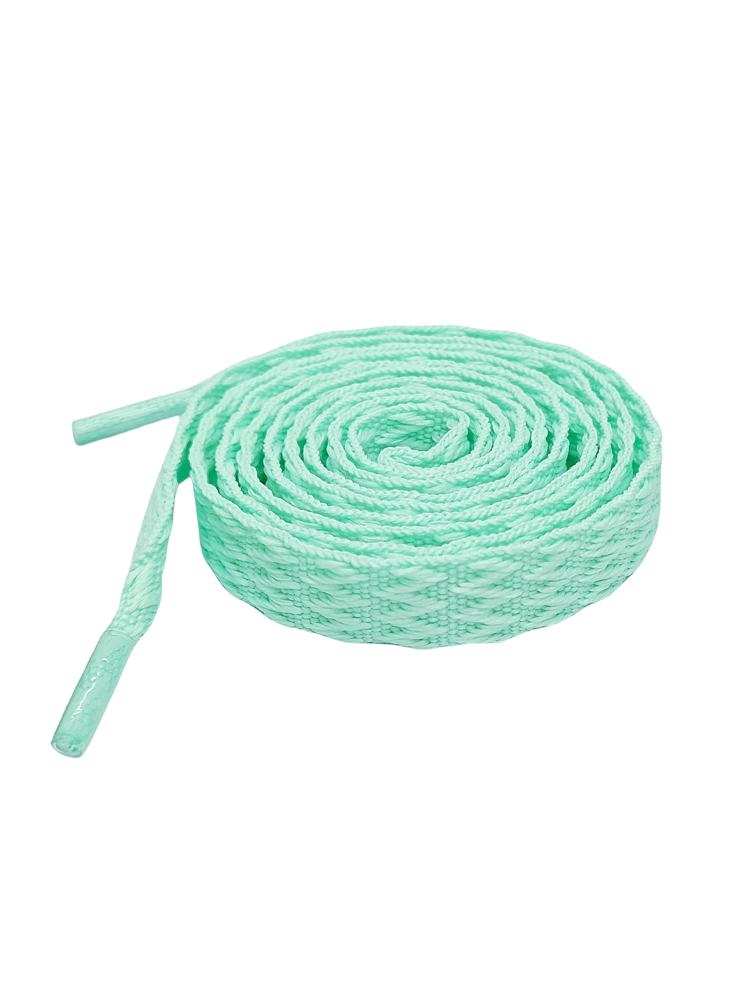 INSPIRE CHIC 2 Pairs Flat Fat Shoe Laces for Sneakers, 0.51'' Wide Soft ...