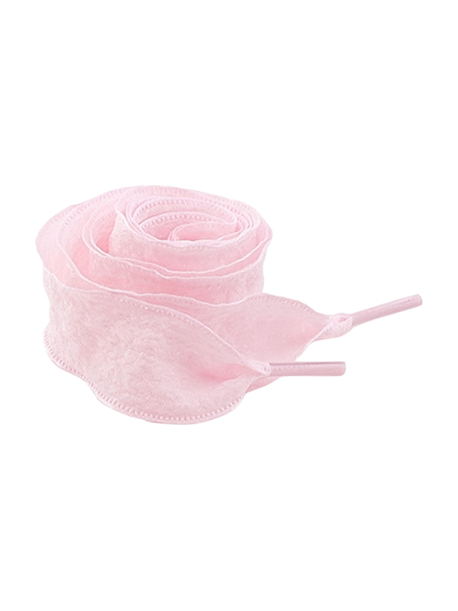INSPIRE CHIC 2 Pairs Ruffle Shoe Laces: 2.5CM Wide Fishtail Pleated ...