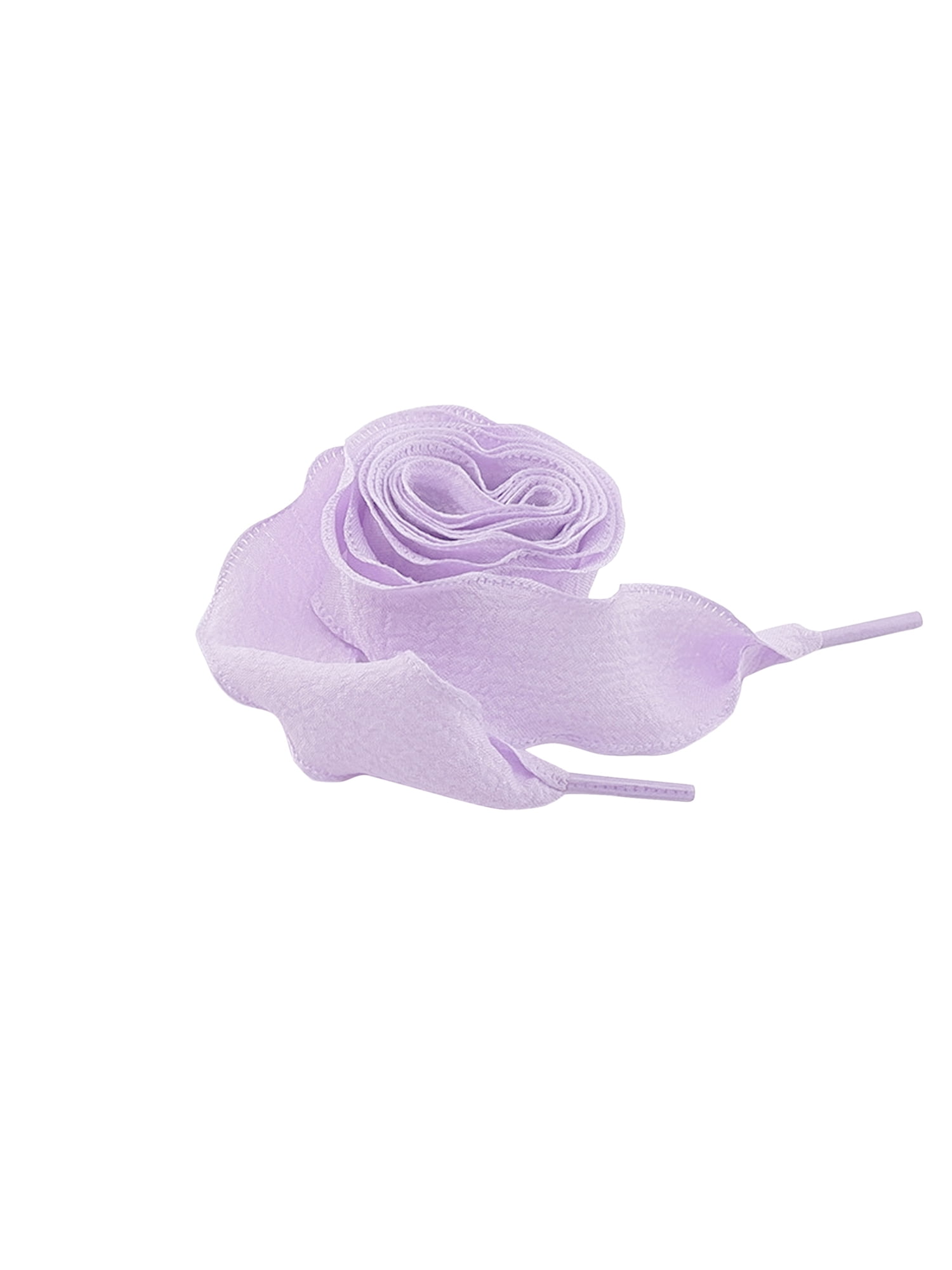 INSPIRE CHIC 2 Pairs Ruffle Shoe Laces: 2.5CM Wide Fishtail Pleated ...