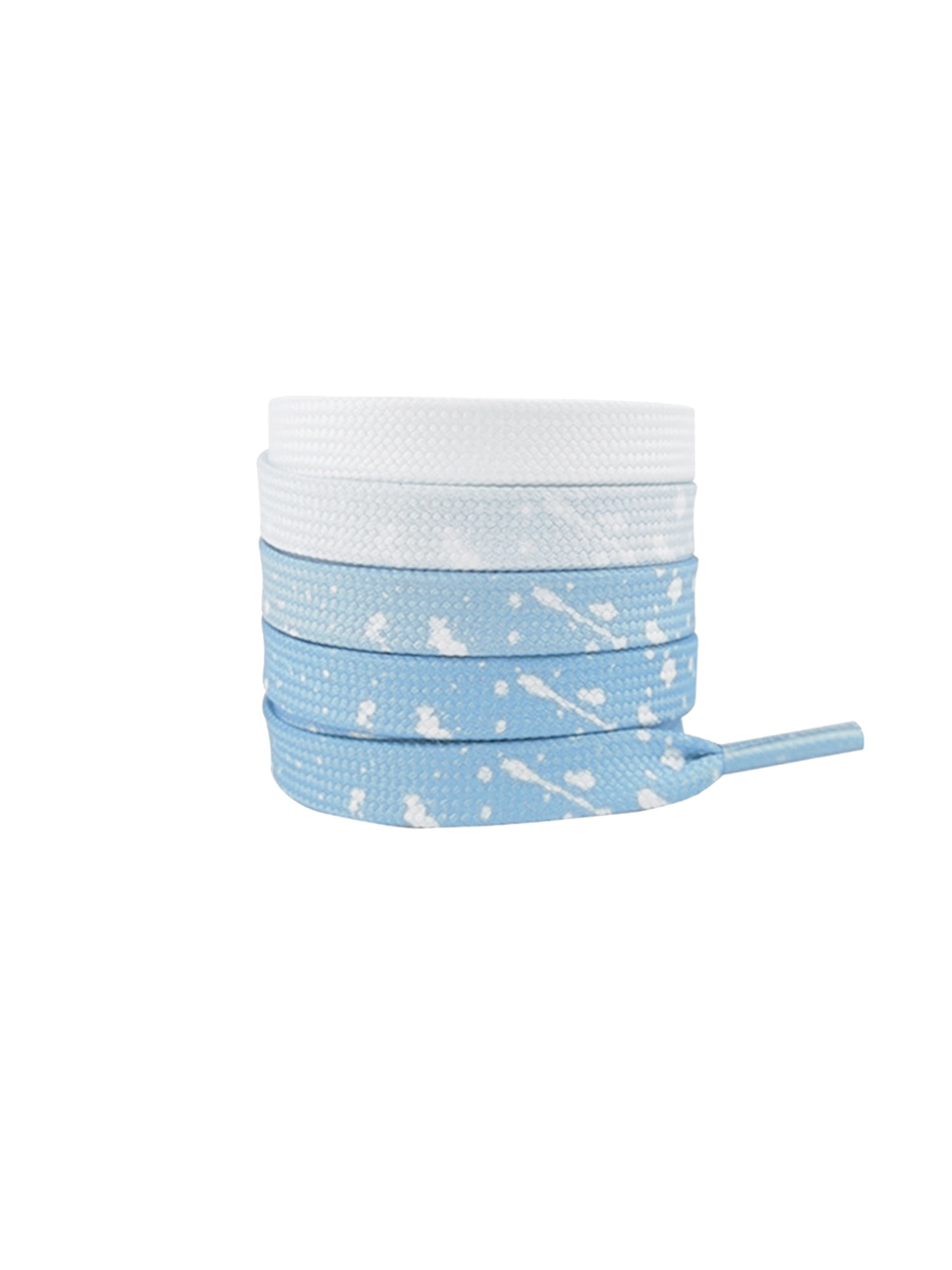 INSPIRE CHIC Flat Ink Splash Gradient Shoelaces Colorful Shoe Strings ...