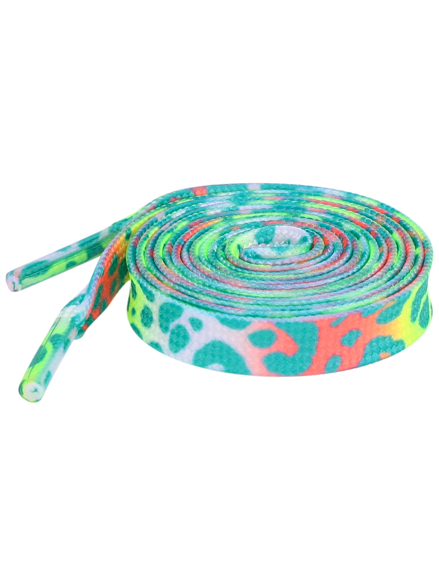 INSPIRE CHIC Leopard Shoelaces Multicolor Tie Dye Gradient Shoelace ...
