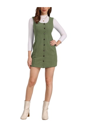 Shop Stylish Women's Pinafore Dresses in Blue and Denim Online