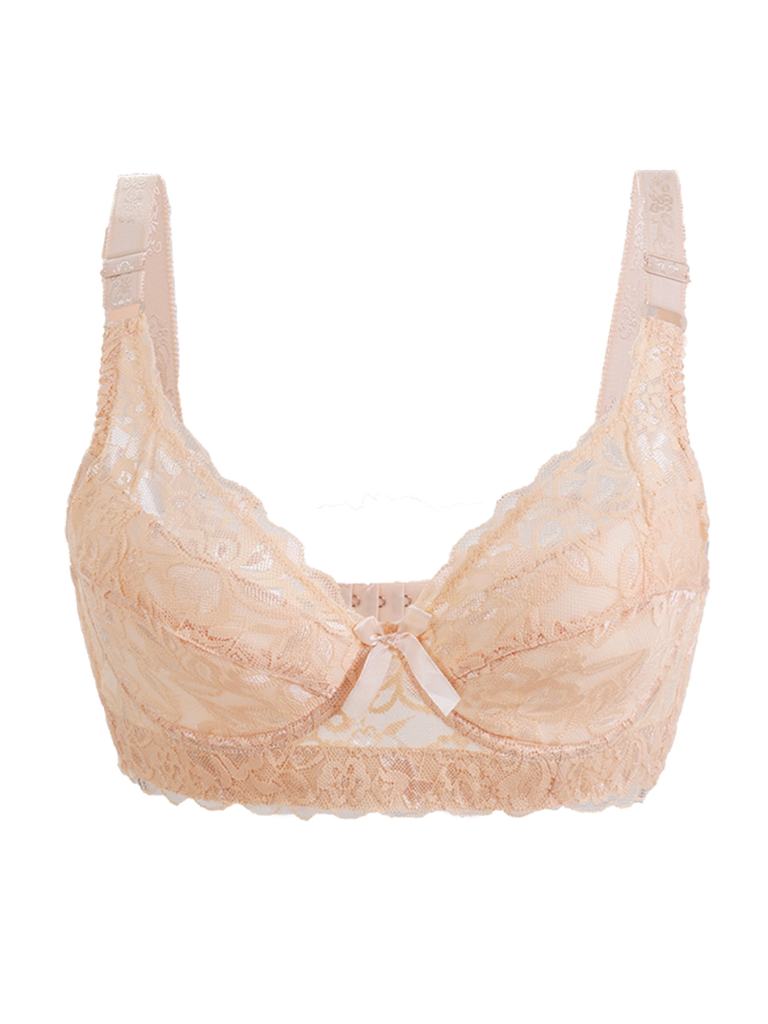 INSPIRE CHIC Women Full Cup Bras Breathable Comfort Floral Lace Full ...