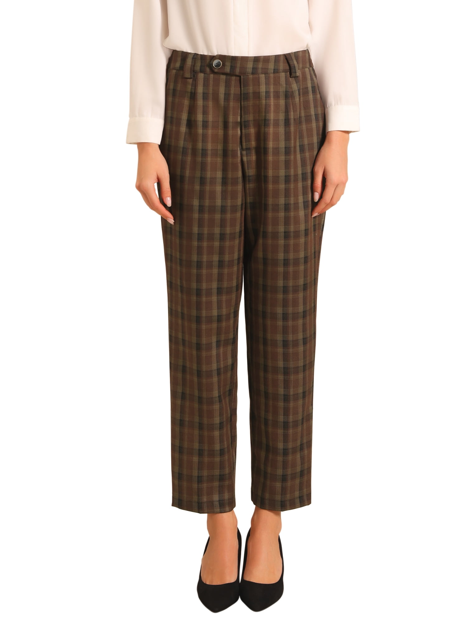 INSPIRE CHIC Women's Houndstooth Pant for Professional and Stylish ...