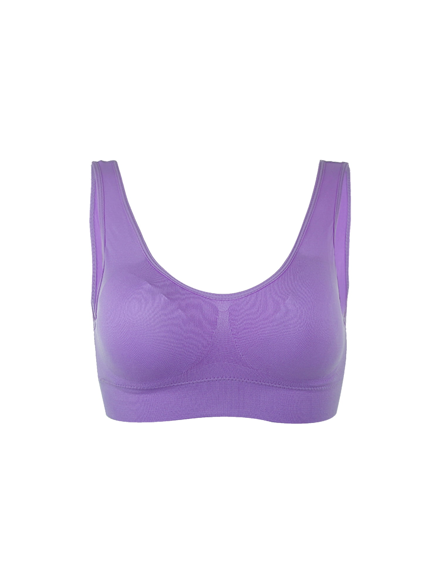 INSPIRE CHIC Women's Removeable Pads Seamless Wirefree Sleep Vest Tops ...