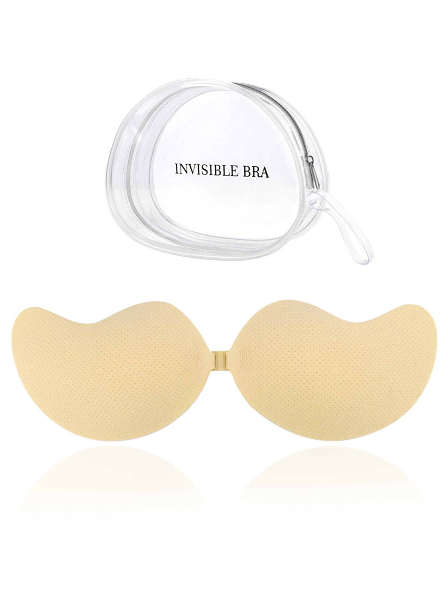 INSPIRE CHIC Women's Reusable Strapless Push-up Invisible Breathable ...