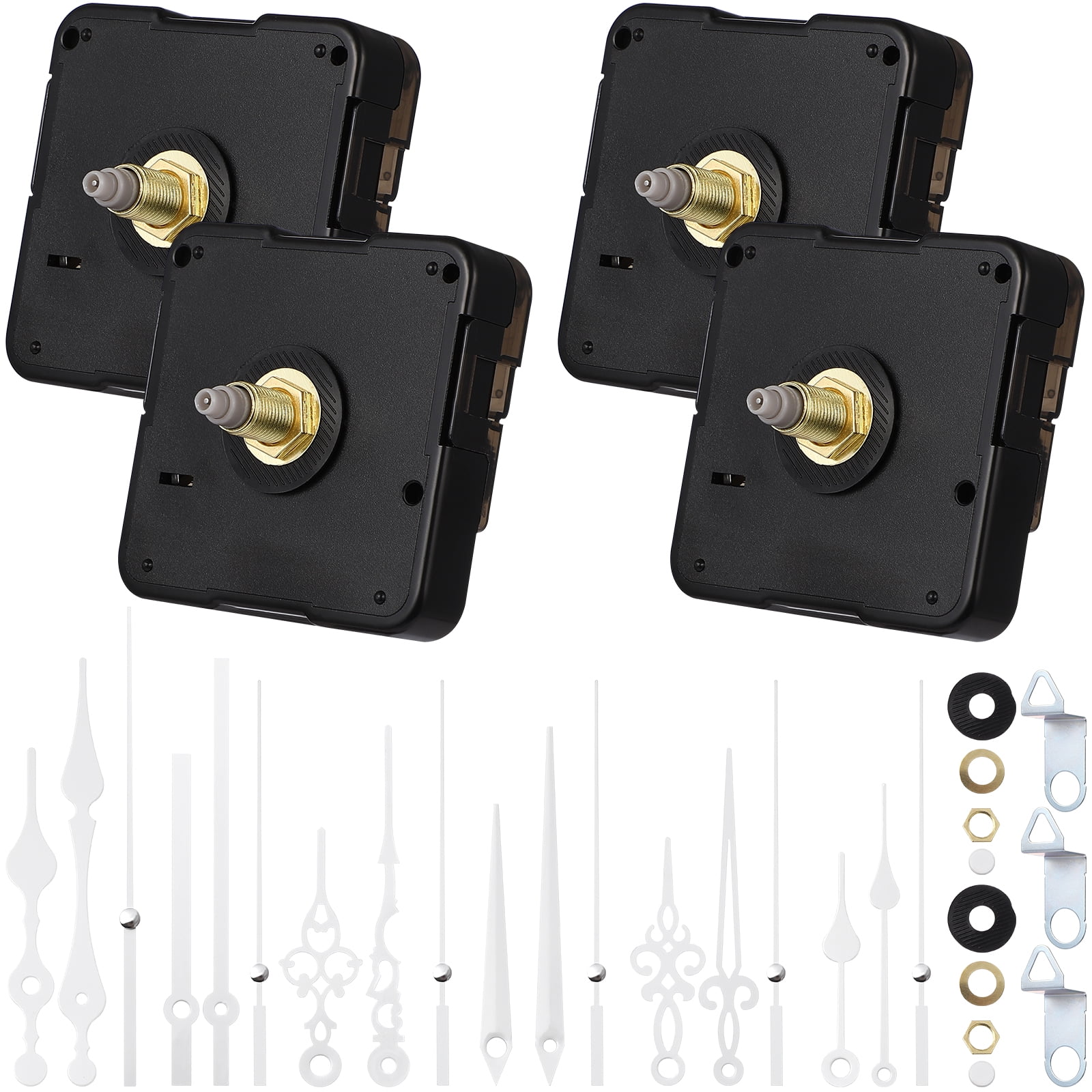 INSTAKA 4 Sets Clock Movement Mechanisms with Pointers DIY Clock Repair ...