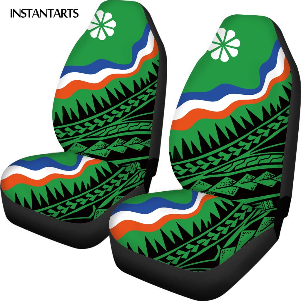 INSTANTARTS Flag Island Printed Heavy-Duty Car Accessories Car Interior ...