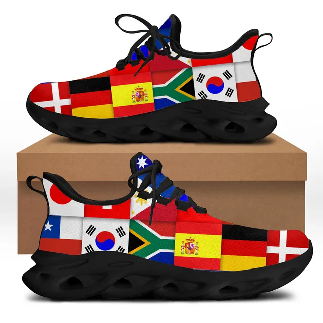 INSTANTARTS World Flags Designer Men Shoes Spring Casual Outdoor ...
