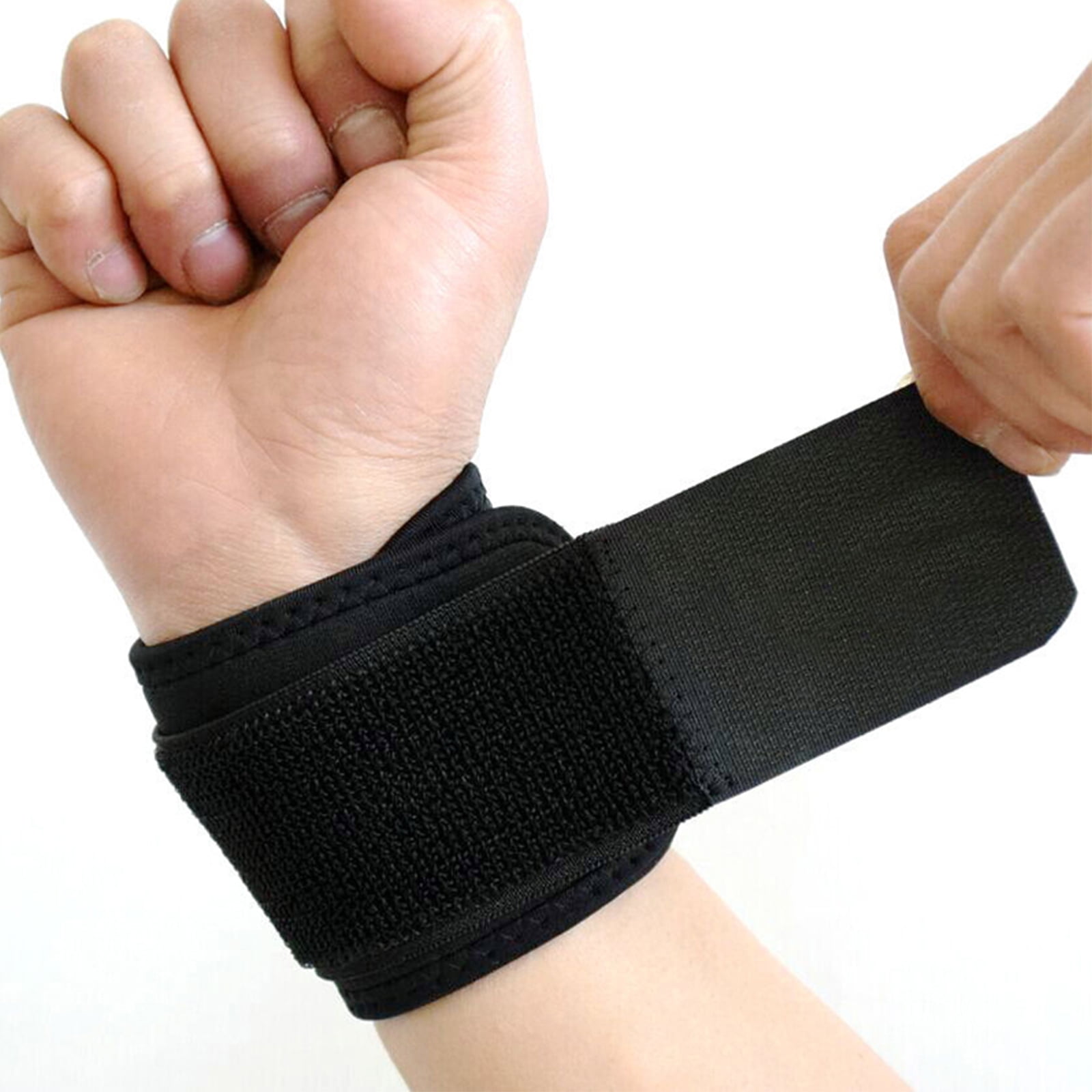 INTBUYING 1 Pair Wristbands Sports Wrist Cross Fit Strap Adjustable ...