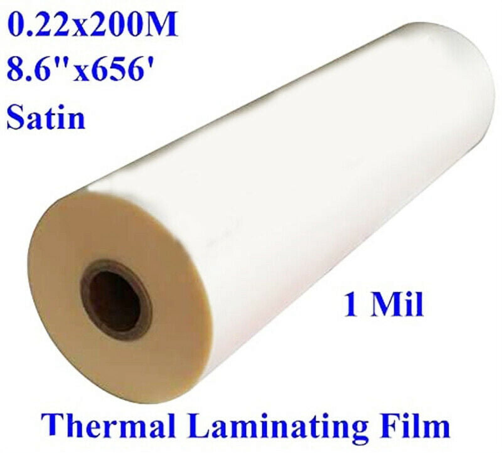 INTBUYING 1 Roll 12.5" X656' (0.32x200M) Matt Satin Roll Thermal ...