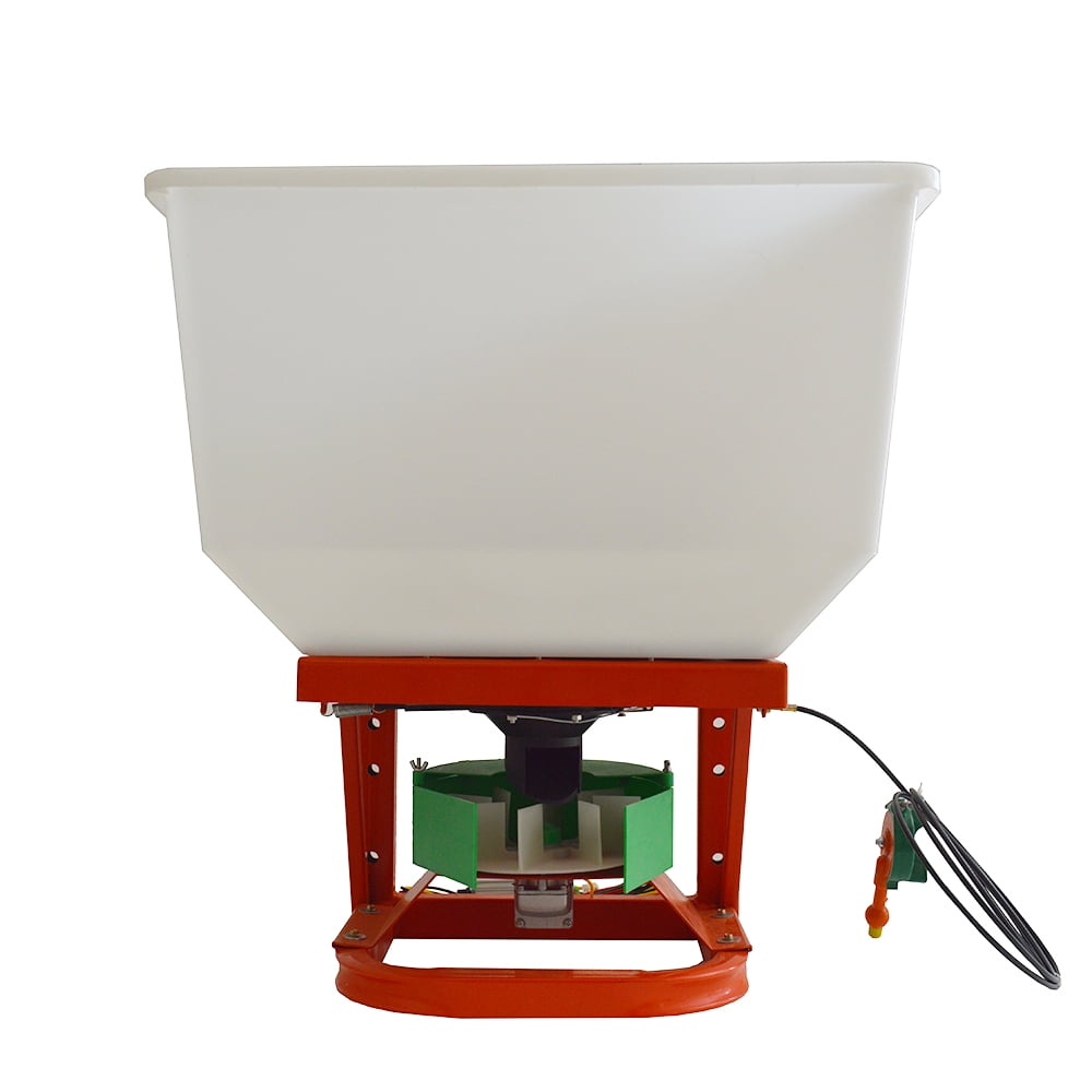 INTBUYING 12V Dry Material Broadcast Spreader Fertilizing Machine Load ...