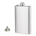 INTBUYING 12oz Hip Flask Set Stainless Steel Alcohol Pocket Flask with ...