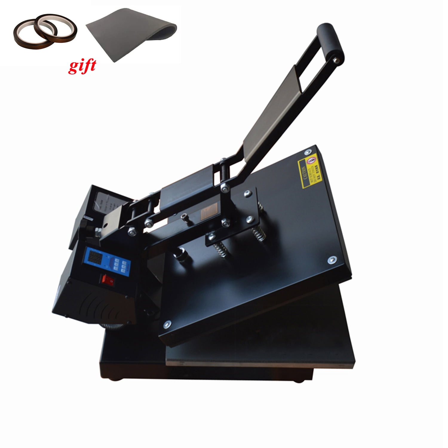 INTBUYING 15x15in Flat Heat Press Machine Digital Sublimation Transfer ...