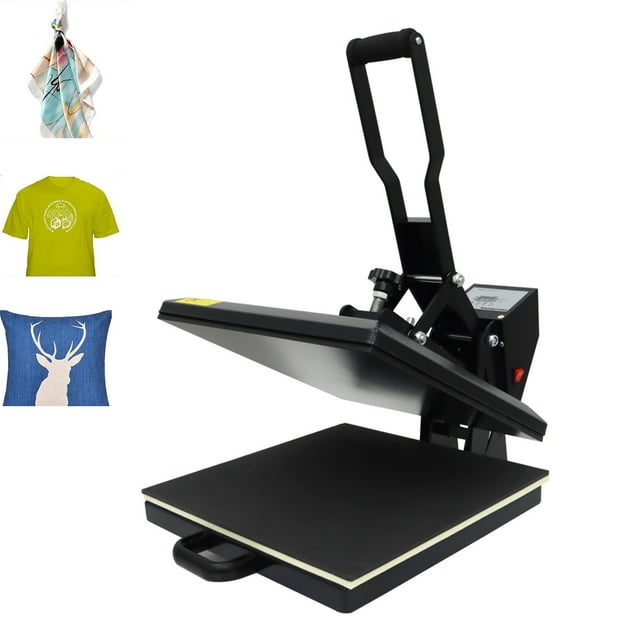 INTBUYING 15x15in Flat Heat Press Machine Digital Sublimation Transfer ...