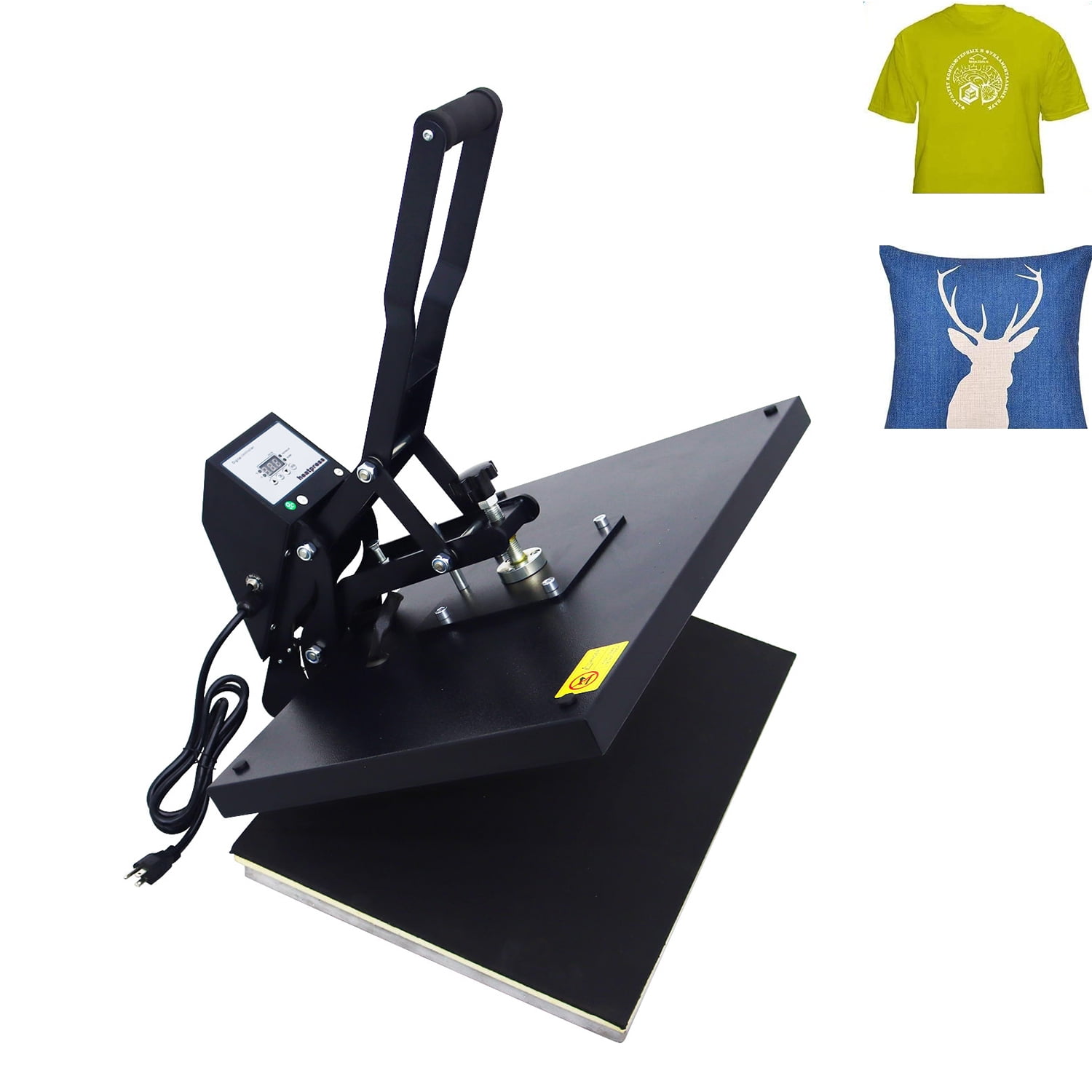 INTBUYING 16x24" Heat Press Machine Manual Clamshell Flat Transfer ...