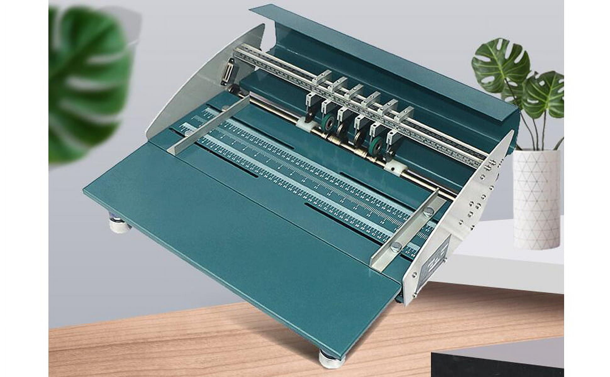 INTBUYING 18" Electric Creasing Machine Metal Creaser Scorer with Work ...