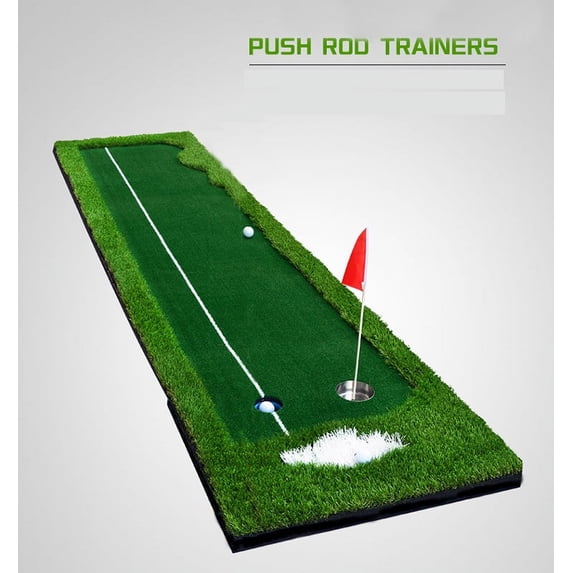 INTBUYING 2.5*9.8ft Golf Exercise Training Pad Putting Mat Indoor ...