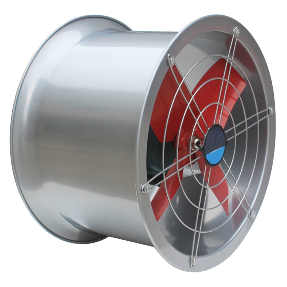 INTBUYING 20" Axial Fan Cylinder Pipe Fan for Dusting Ventilating 220V ...