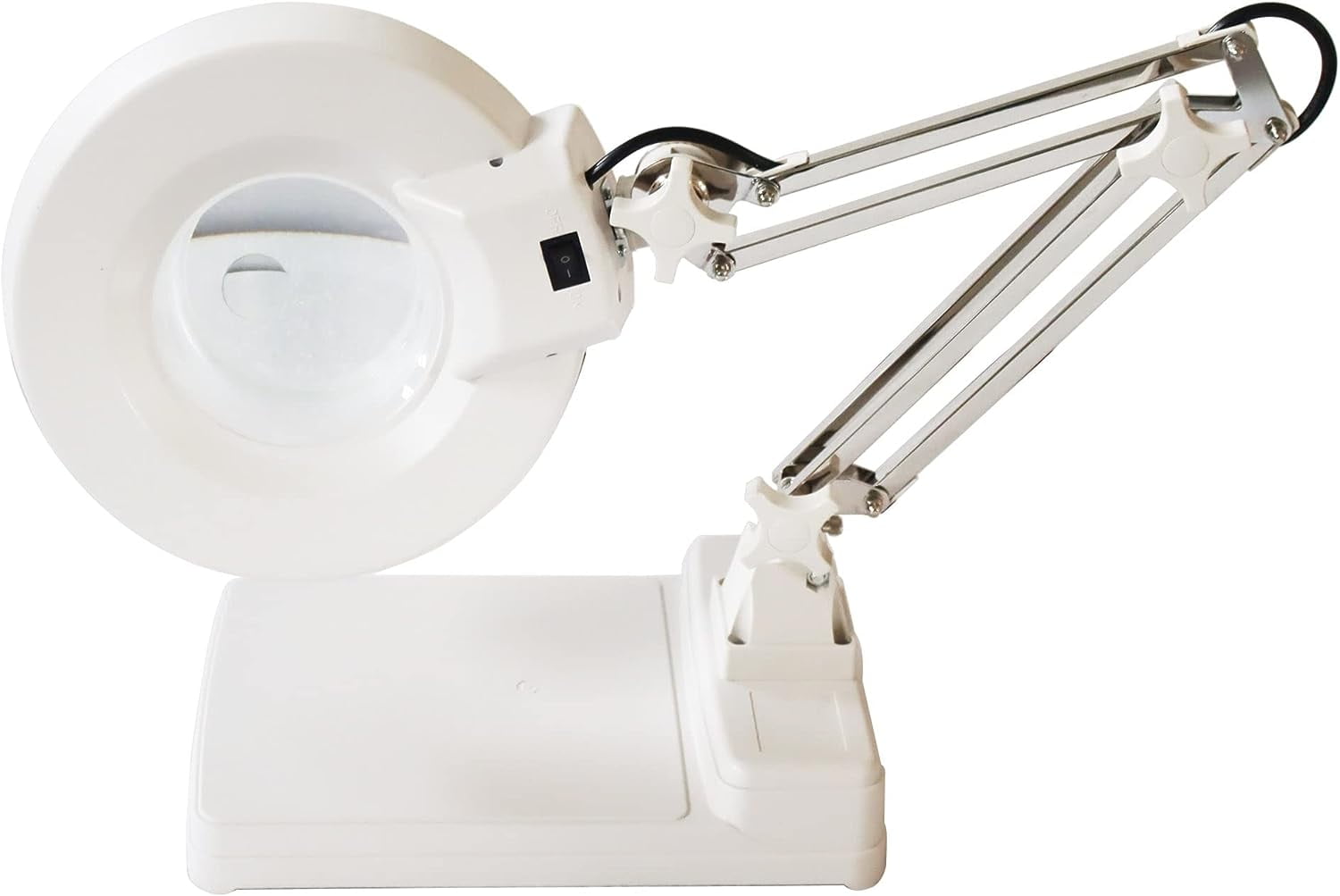 INTBUYING 20X Magnifier,110V Folding LED Desk Lamp Amplification ...