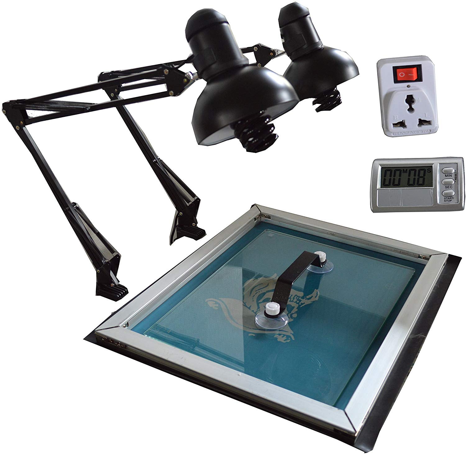 INTBUYING 20x20 Inch UV Exposure Unit Equipment for Silk Screen ...