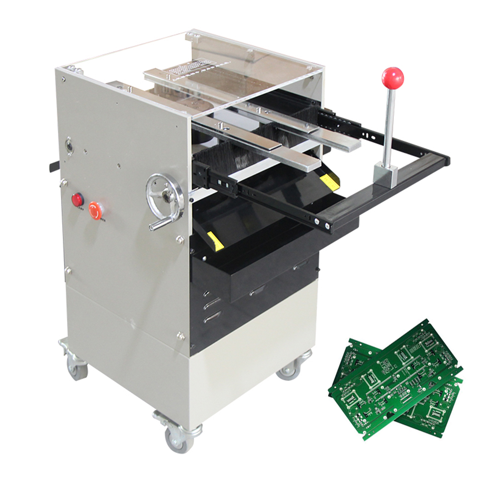 INTBUYING 220V Semi Auto PCB Lead Cutting Machine with 200mm Blade ...