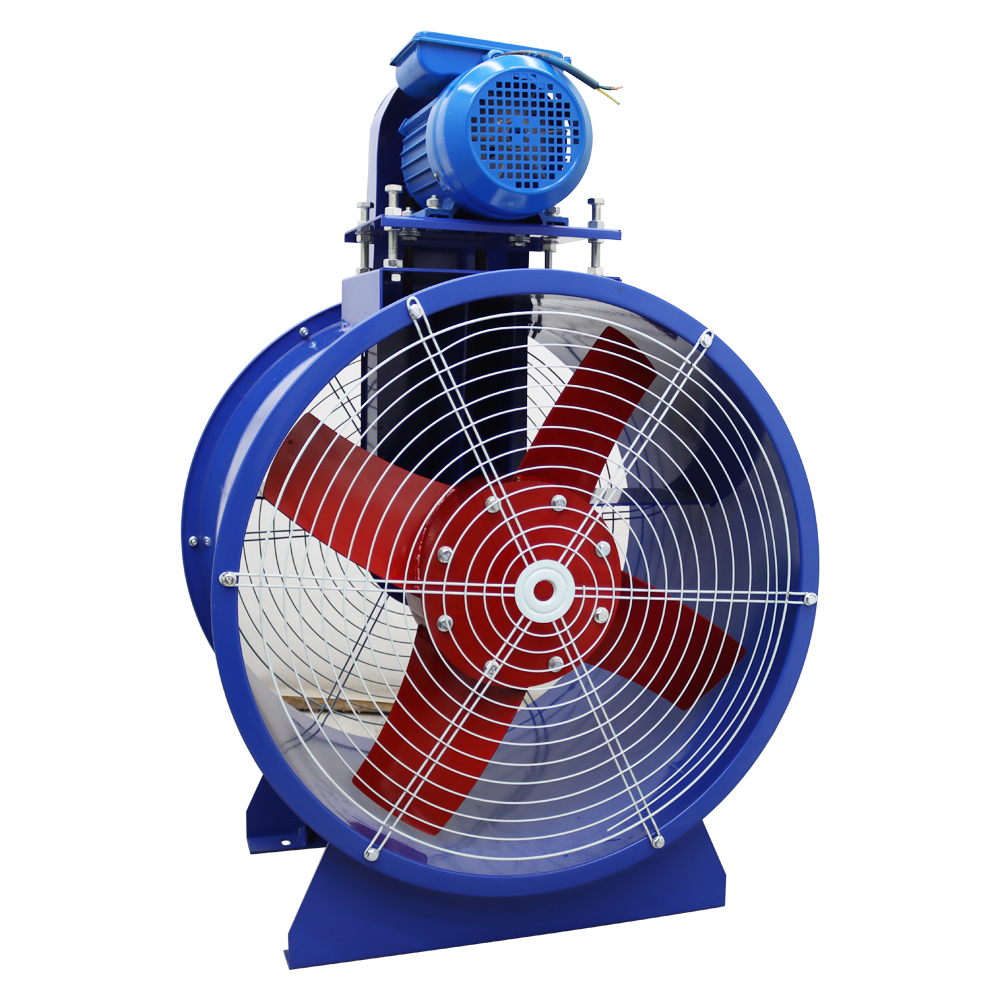 INTBUYING 24” 220V Tube Axial Fan Cylinder Pipe Ventilation Exhaust Fan ...