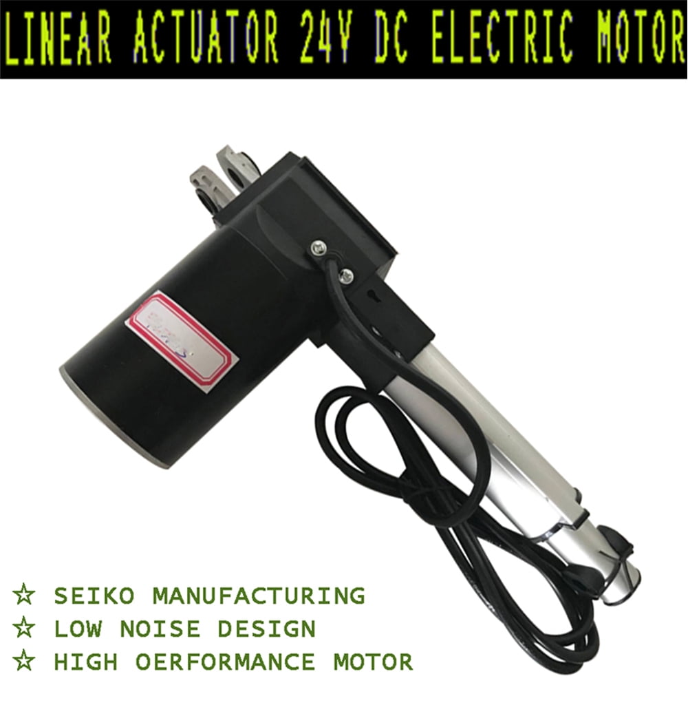 INTBUYING 24V DC Electric Linear Actuator Stroke 5.9Inch Industrial ...