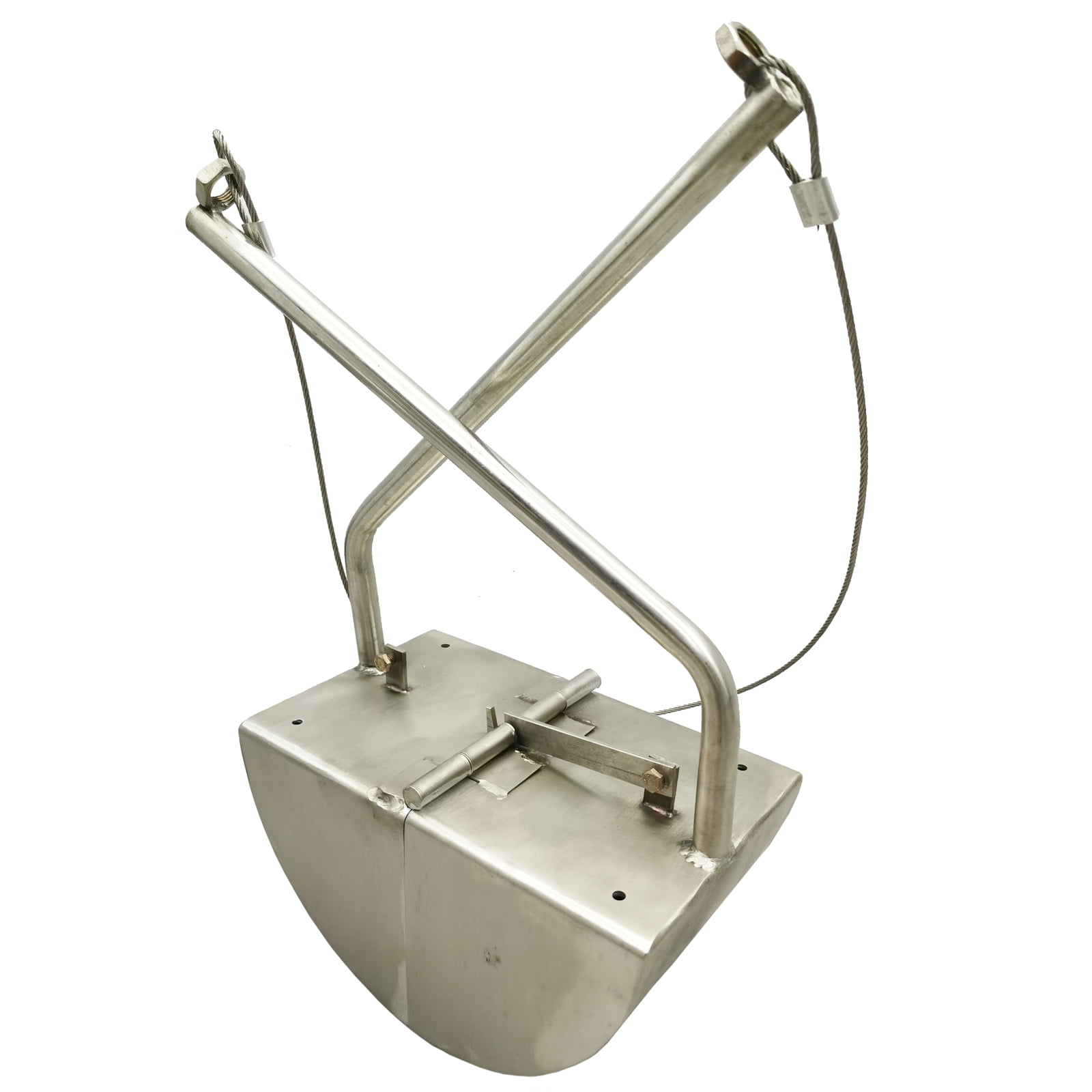 INTBUYING 3L Stainless Steel Grab Type Bucket Mud Sampler with Aluminum ...