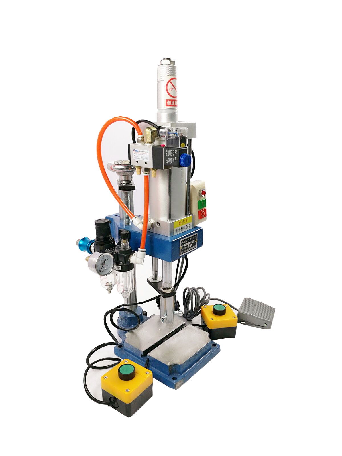 INTBUYING 440Lb/200kg Pneumatic Punch Machine Air Press Puncher ...